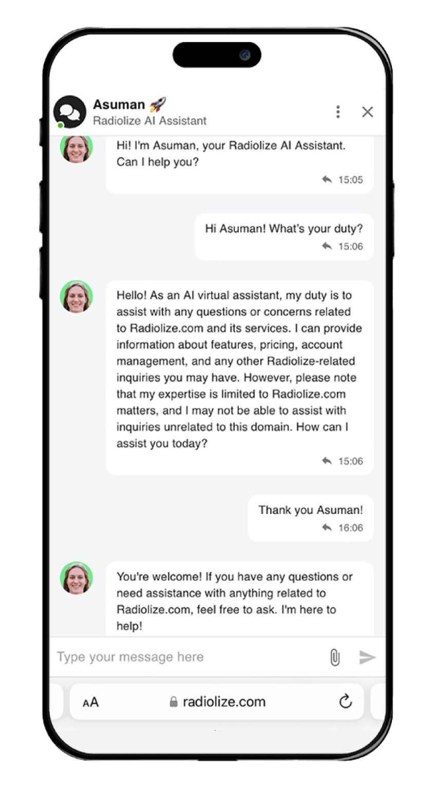 Introducing Asuman: Your AI Radio Assistant | Radiolize